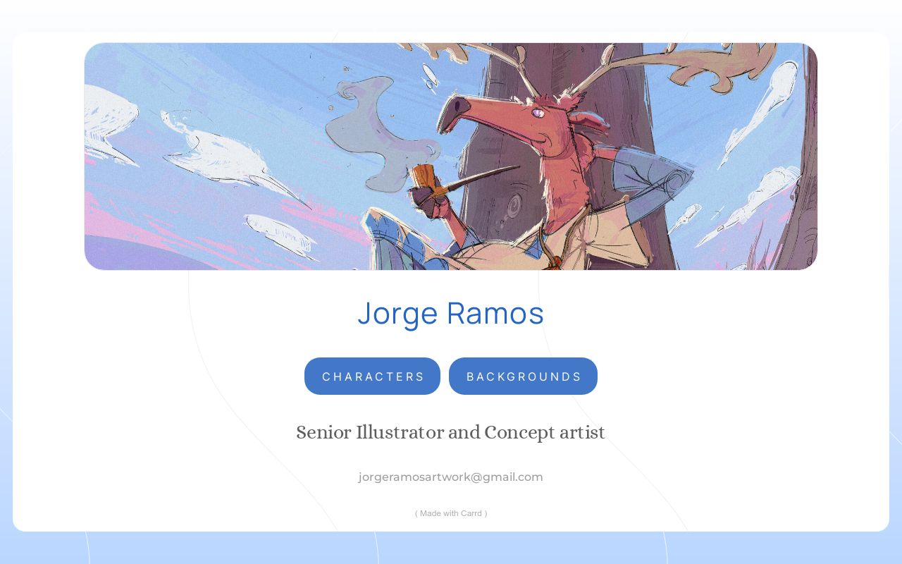Jorge Ramos - Senior Illustrator and Concept artist
